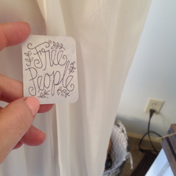 Free People | Tops | Layered Long Top Or Dress In Eggshell White | Poshmark